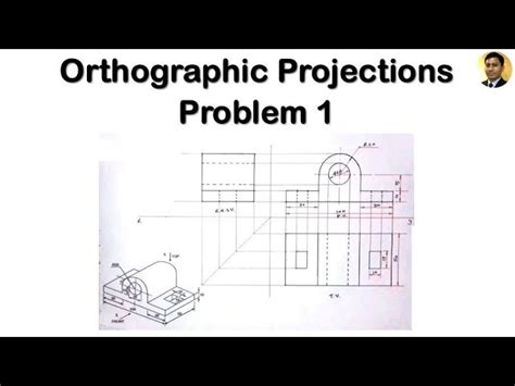 Orthographic Projectionproblem 1 Youtube First Angle Orthographic