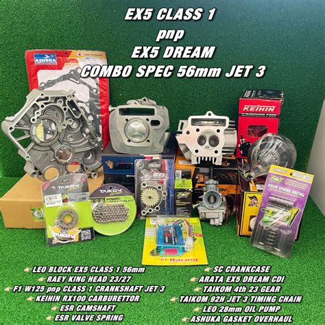 Combo Set Ex5 Class 1 56mm Jet 3mm Combo Set Class 1 Combo Class 1 Pnp