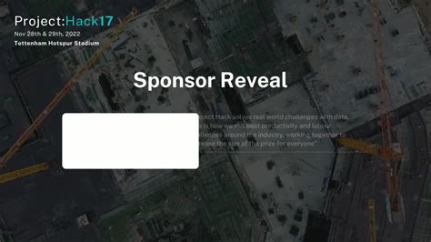 Project Data Analytics Community On Linkedin Project Hack 17 Sponsor