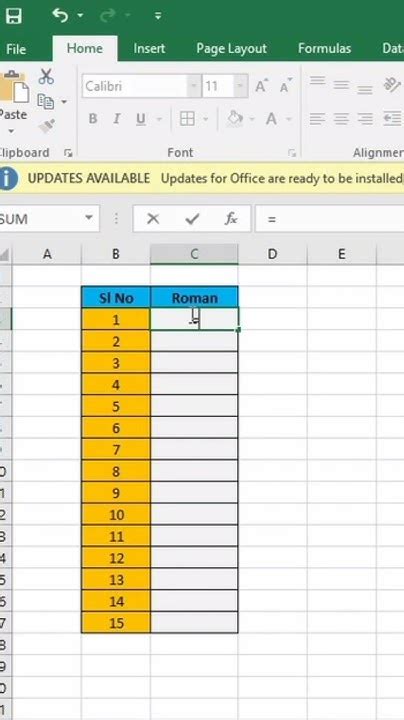 How To Convert Numbers To Roman In Excel Roman Function In Excel