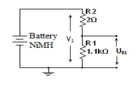 Voltage Divider Electrical Scheme Download Scientific Diagram