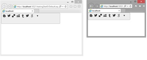 telerik web forms social share mobile support fluid design telerik ui