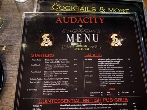 Audacity British Style Pub Updated August 2024 82 Photos And 44 Reviews 829 Main St