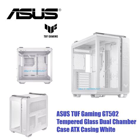 Asus Tuf Gaming Gt Tempered Glass Dual Chamber Support Up To Fans Panoramic View Atx