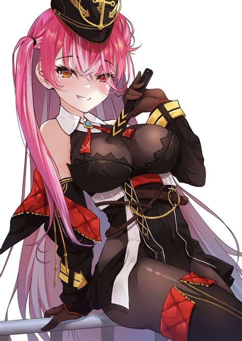 Houshou Marine And Houshou Marine Hololive Drawn By Iroha Unyun Danbooru