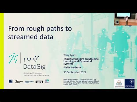 Free Video From Rough Paths To Streamed Data From Fields Institute