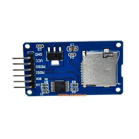 Micro SD TF Card Reader Module With SPI Interface Duinolk The Biggest Arduino Online Store