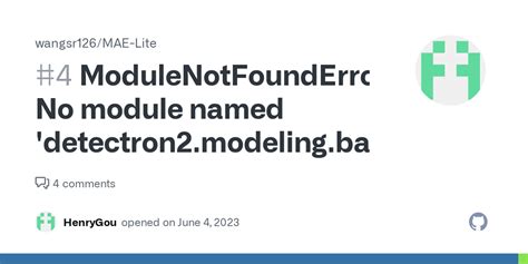 modulenotfounderror no module named detectron2 modeling backbone vit