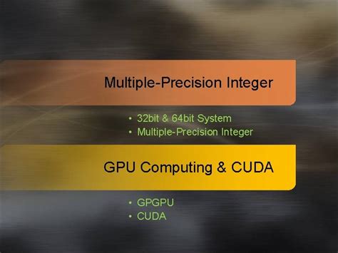 Design And Implementation Of Multipleprecision Integer Library For