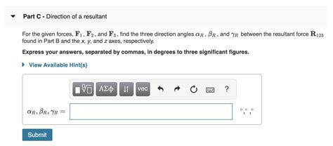 solved un review ii review part a resultant of adding f1