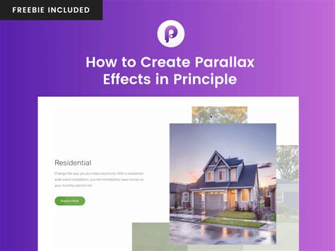 Create Parallax Effects In Principle Tutorial And Freebie Freebbble