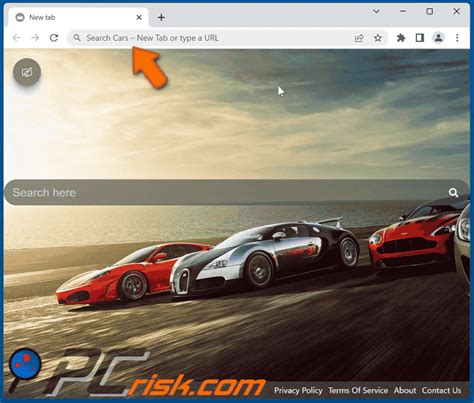 cars new tab browser hijacker simple removal instructions search