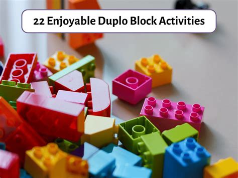 22 Enjoyable Duplo Block Activities Teaching Expertise