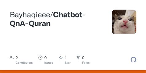 GitHub Bayhaqieee Chatbot QnA Quran