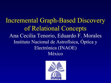 Pdf Incremental Graph Based Discovery Of Relational Concepts