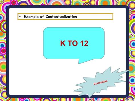 Contextualization And Localizationppt Education