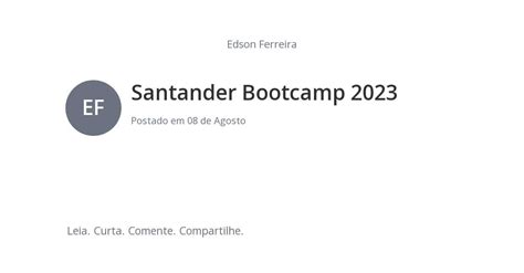 Santander Bootcamp 2023