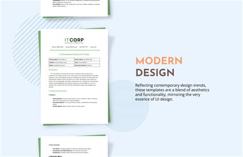 IT UI Component Library Template In Word PDF Google Docs Download Template Net