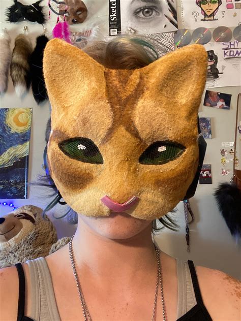 Ginger Cat Therian Mask At Natalie Murray Blog