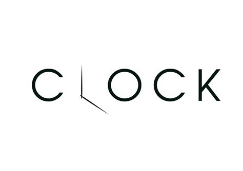 Modern Clock Typeface Design