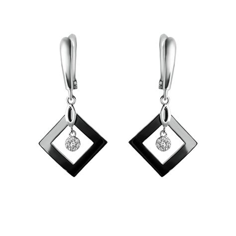 Серьги с английским замком Tc E00364 B W X X W купить в интернет магазине Бронницкий Ювелир