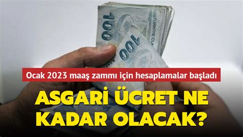 Ocak Maa Zamm I In Hesaplamalar Ba Lad Asgari Cret Ne Kadar