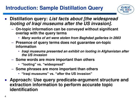 Ppt Using Predicate Argument Structure For Topic And Event Based Distillation Powerpoint