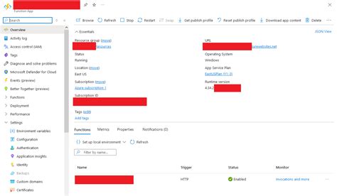 I Cant Authenticate A Call To An Azure Function I Tried A Function Key And An Oauth 20 With A