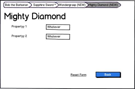 Hyperlinks Nested Creation Forms User Experience Stack Exchange
