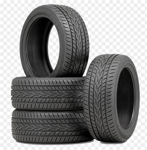 Set Of Car Tires With Symmetric Tread Patterns Toppng