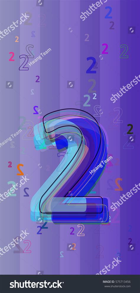 Number Design Art Stock Vector Royalty Free Shutterstock