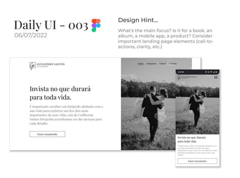 Daily Ui 003 By Kessia Carol On Dribbble