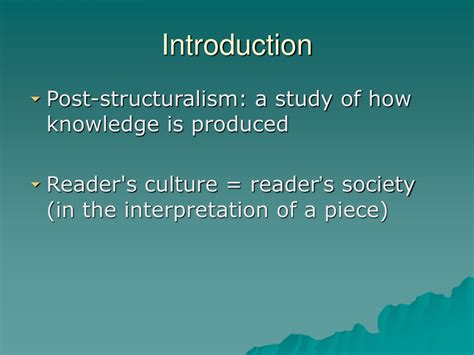 Ppt Post Structuralism Powerpoint Presentation Free Download Id 9695025