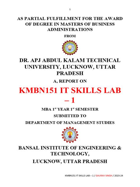 Gaurav Final Pdf Microsoft Excel Standard Deviation