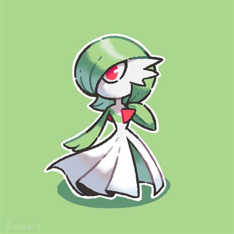 Smore Smearg Gardevoir Nintendo Pokemon Artist Name Bob Cut