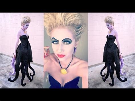 Ursula Costume And Makeup Diy Superholly Youtube