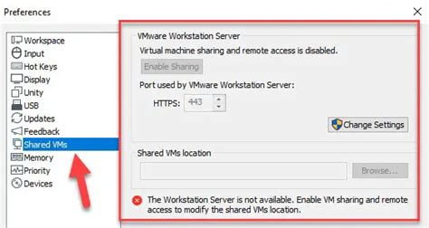 How To Setup Vmware Workstation Server And Share Virtual Machines In Windows 10