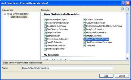 EZShellExtensions Net Develop Shell Extensions In Net Fast And Painlessly