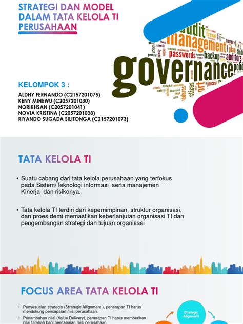Kelompok 3 Strategi Dan Model Dalam Tata Kelola Ti 1 Pdf