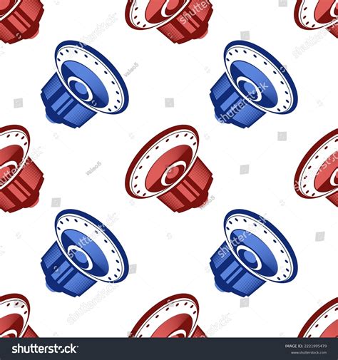 Vector Musical Subwoofer Icon Seamless Pattern Stock Vector Royalty Free 2221995479 Shutterstock