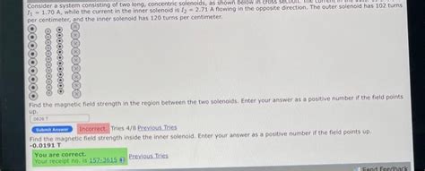 solved consider a system consisting of two long concentric