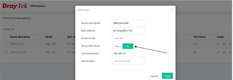 how to setup vpn matcher with draytek routers draytek faq