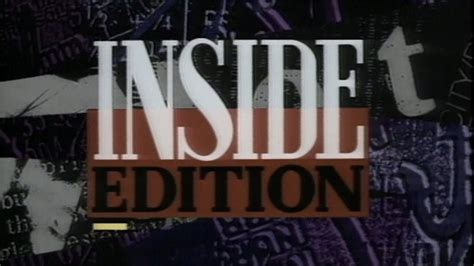 Inside Edition On Twitter Its Our 35th Anniversary Inside Edition First Hit The Airwaves 35