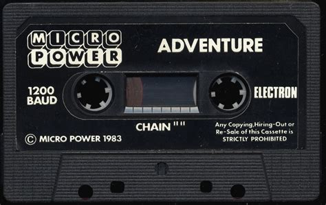 Adventure Acorn Electron World Dvd