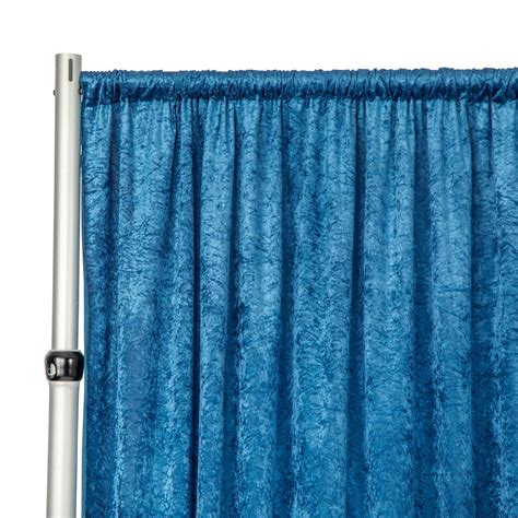 Premade Velvet Backdrop Curtain 8ft Long X 52in Wide In Dark Teal