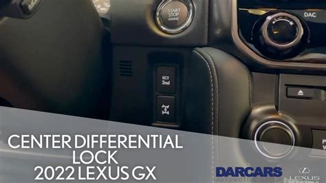 How To Use The Center Differential Lock On The 2022 Lexus Gx Youtube
