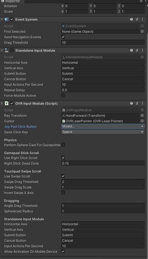 GitHub Tahayakawa Unity LaserPointerWithOculusIntegration