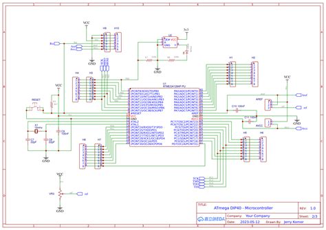 Atmega Dip40 Oshwlab