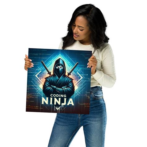 Software Engineer Poster Coding Ninja T For Programmer Coder High