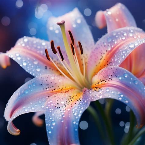 Premium Photo The Secret Garden A Closeup Of A Delicate Lily In Soft Focus